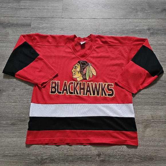True Fan | Shirts | Vintage Chicago Blackhawks True Fan Mesh Hockey ...